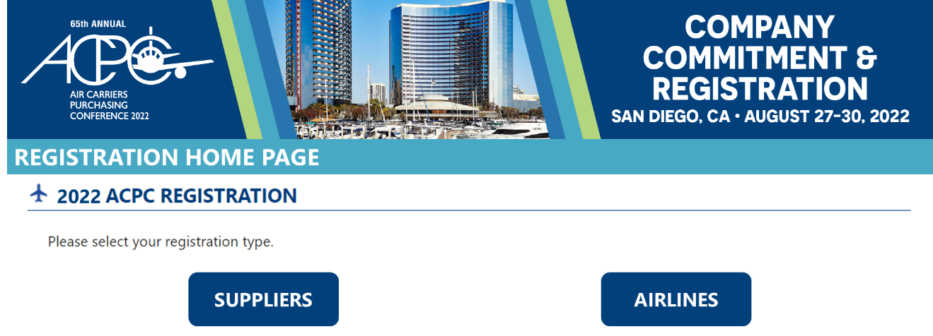 Airline Company Commitment and Registration Process