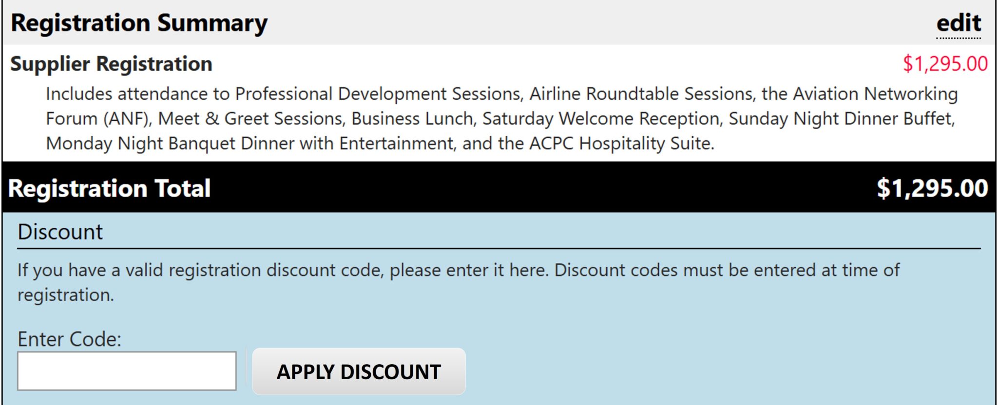 Supplier Company Commitment and Registration Process