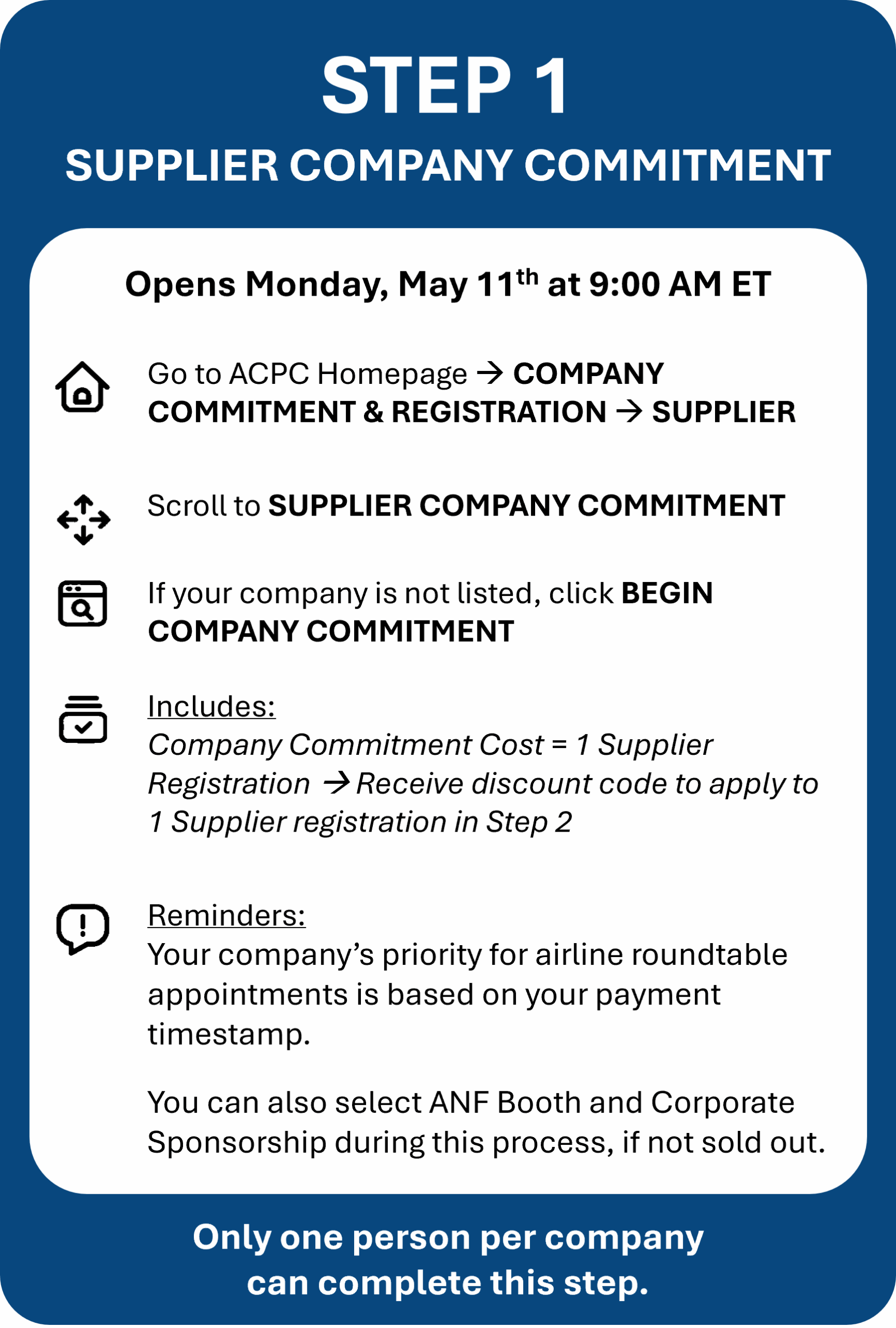 2026 Supplier Registration Process